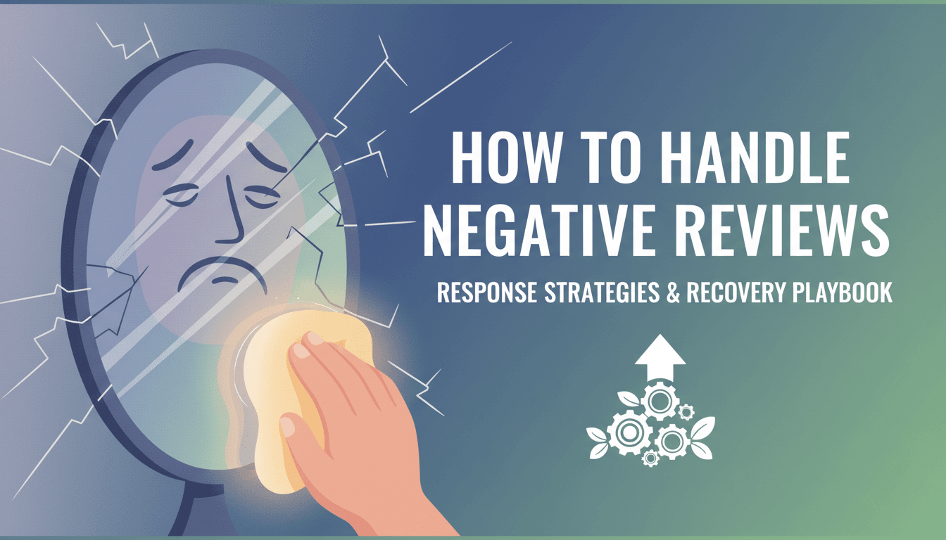 How to Handle Negative Reviews: Response Strategies & Recovery Playbook